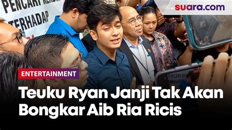 Menangis Di Ruang Sidang Teuku Ryan Janji Tak Akan Bongkar Aib Ria
