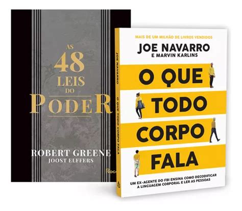 Kit 2livros As 48 Leis Do Poder O Que Todo Corpo Fala Clássico