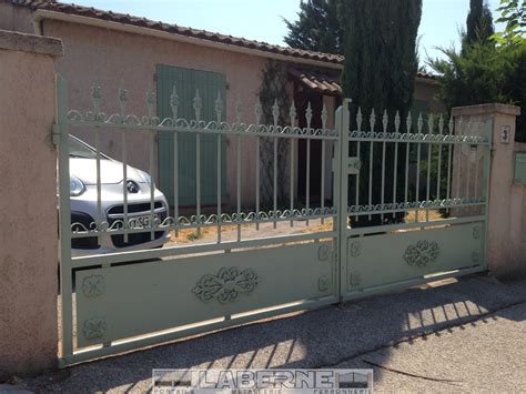 FT 21 Portail modèle FRONTIGNAN droit Ferronnerie Var Portail La