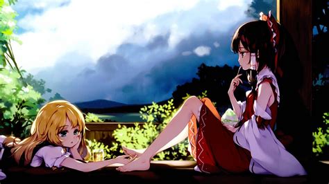 Barefoot Anime Girl Wallpaper