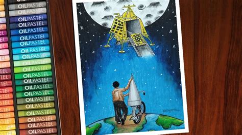 Chandrayaan 3 Drawing How To Draw Chandrayaan 3 Very Easy Step By