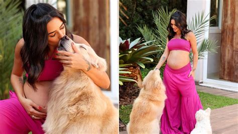 Bruna Biancardi mostra barrigão de primeira filha Neymar em foto