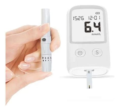 Medidor Glucosa Kit Tiras Lancetas Punzador Glucometro