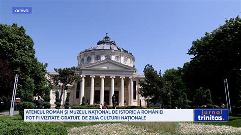 Ateneul Român și Muzeul Național de Istorie a României pot fi vizitate