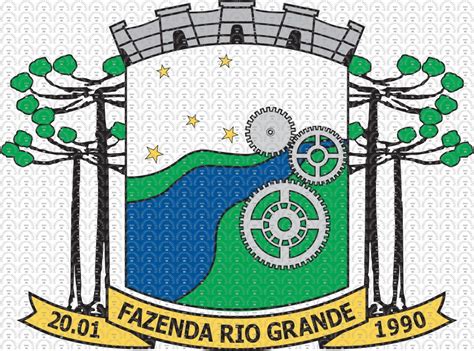 Brasão e Bandeira da Cidade de Fazenda Rio Grande PR mbi br
