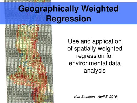 ppt geographically weighted regression powerpoint presentation free download id 1083511