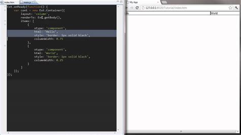 Ext JS 4 Component Container And Layout Fundamentals YouTube