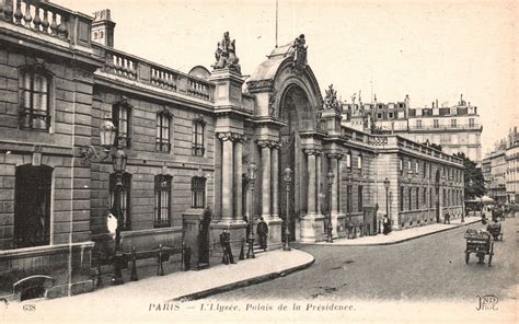 Vintage Postcard L Lysee Palais De La Presidence Official Residence