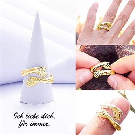 Emmie Jewelry Umarmungsring In Silber Und Gold Verstellbar Als Geschenk