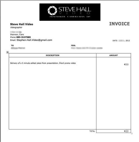 65 Visiting Freelance Production Assistant Invoice Template For Free