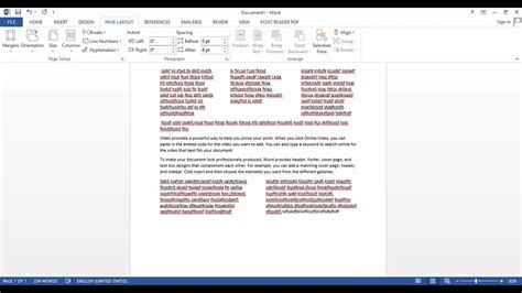 HOW TO CREATE AND USE COLUMNS IN MICROSOFT WORD YouTube