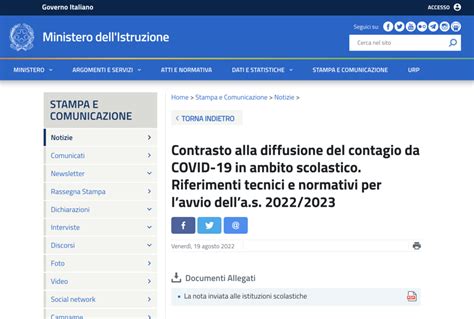 MI Nota Prot N 1998 19 Agosto 2022 Contrasto Alla Diffusione Del