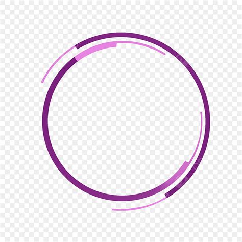 Round Flower Border Clipart Hd Png Purple Round Border Purple Round