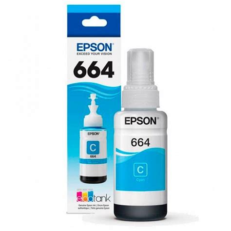 Tinta Epson 664 Cyan Sofmat Componentes Electrónicos