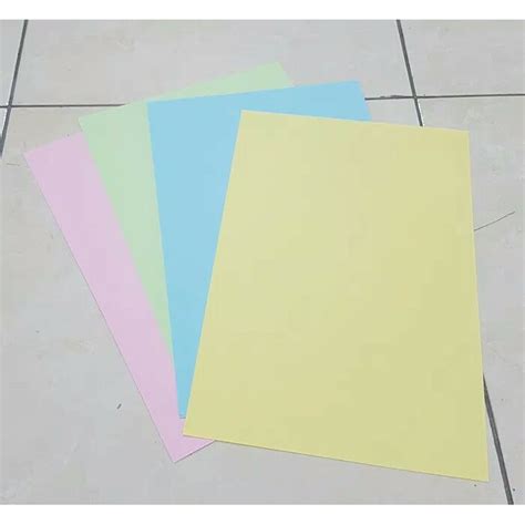 Jual Kertas HVS Warna Ukuran Folio 70 Gr 20 Lembar Indonesia Shopee