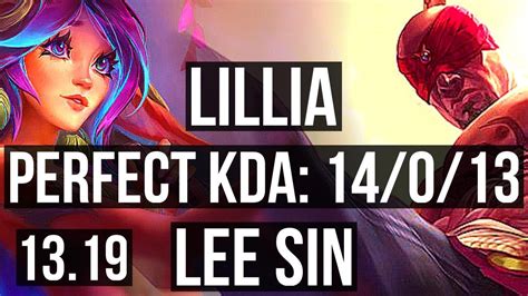 Lillia Vs Lee Jng Legendary Winrate Euw Master