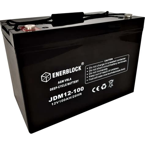 Enerblock JDM AGM 12V 100Ah Akumulator PortablePower Pl