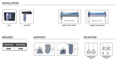 Store enrouleur grandes dimensions jusqu à 4 00 mètres toile beige OPAC