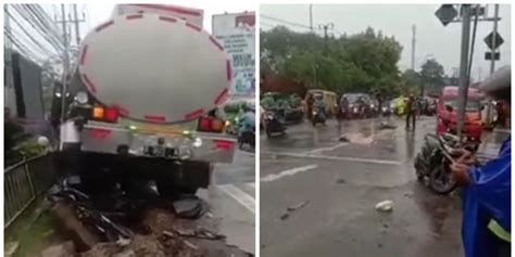 Kronologi Kecelakaan Maut Di Balaraja Truk Tangki Hilang Kendali Dan