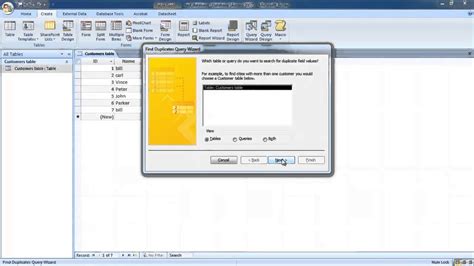 how to find and delete duplicate records in access youtube