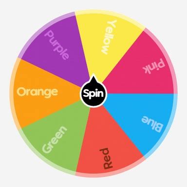 Colors Spin The Wheel Random Picker