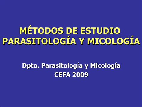 PDF Métodos de estudio en parasitología y micologíaCoproparasitario