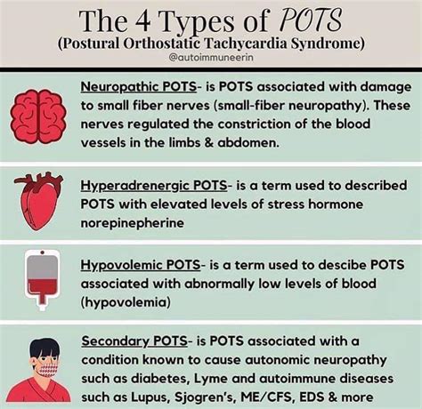 There Is 4 Types Of Postural Orthostatic Tachycardia Syndrome R POTS