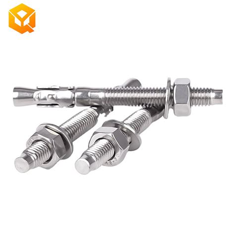 M10 M12 M8 Carbon Steel Stainless Steel Zinc Plated Ss M12 Wedge Anchor