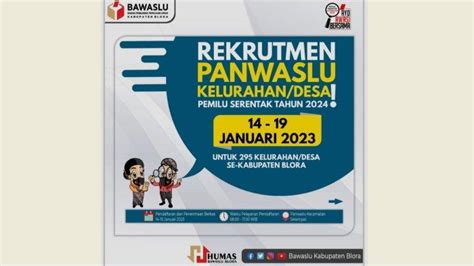 Segera Daftar Bawaslu Buka Rekrutmen PKD Untuk Pemilu 2024 Dibutuhkan