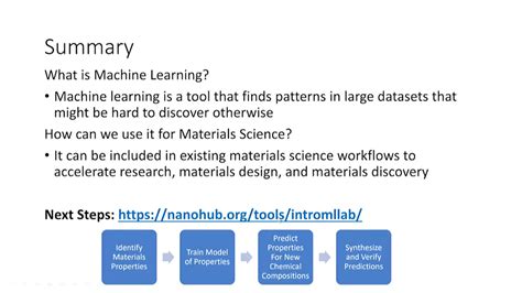 Nanohub Org Resources Introduction To A Basic Machine Learning
