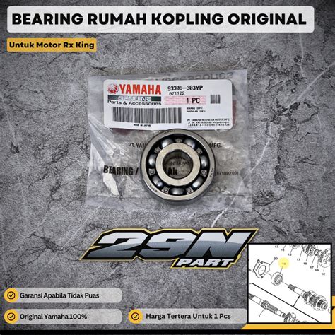 Bearing Laher 6304 Rasio Kruk As RX KING RXK RXS Original 93306 304YW