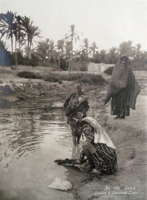 Lehnert Landrock Tunis 3 jeunes femmes à la lessive Catawiki