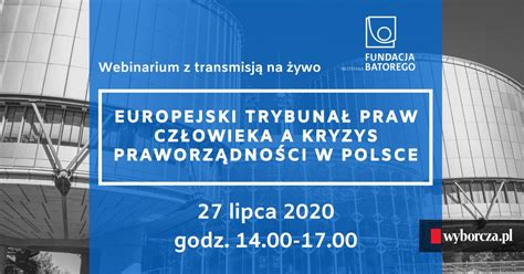 Praworządność Europejski Trybunał Praw Człowieka a kryzys