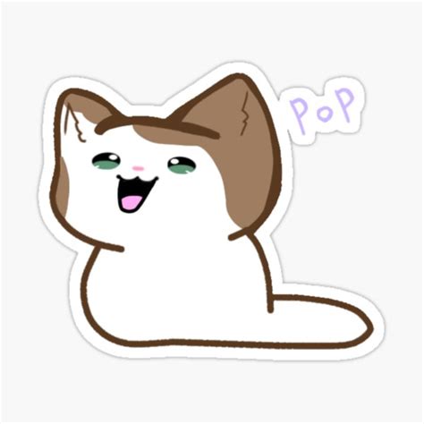 Popcat Sticker For Sale By Niksxstore Redbubble