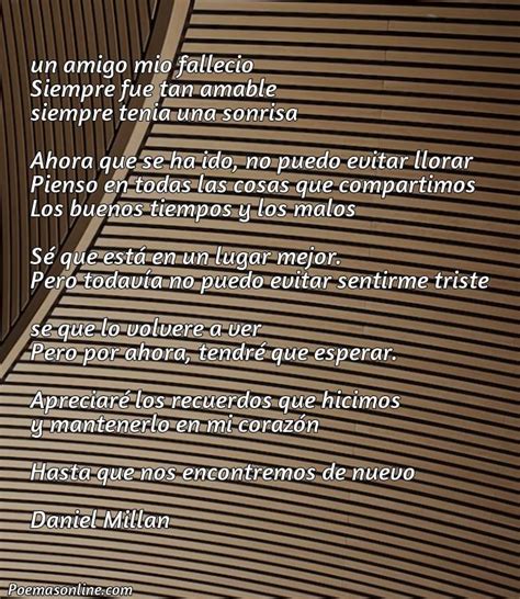 Cinco Poemas Para Un Amigo Fallecido Poemas Online