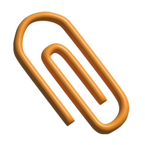 3D Symbol der Büroklammer 19153415 PNG