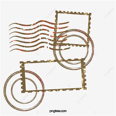 Vintage Stamps Clip Art Library