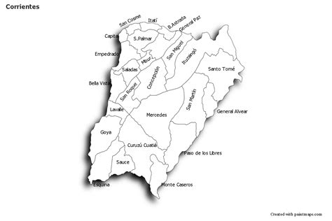 Mapas De Muestra Para Corrientes