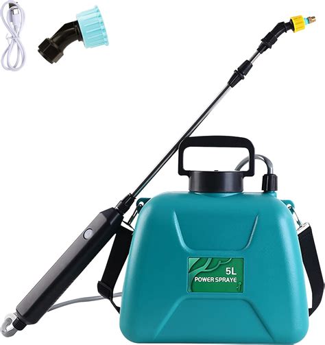 Pulverizador eléctrico de jardín con pilas de 1 35 galones