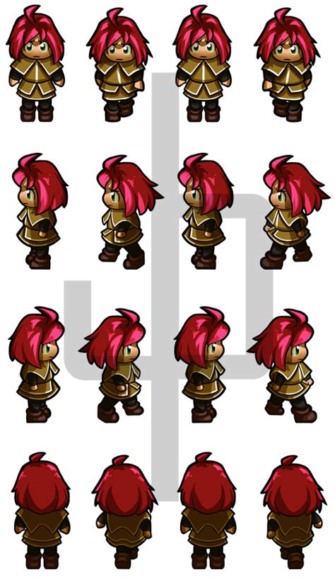 Walk Cycle Sprite Sheet By Zannyhyper On Deviantart