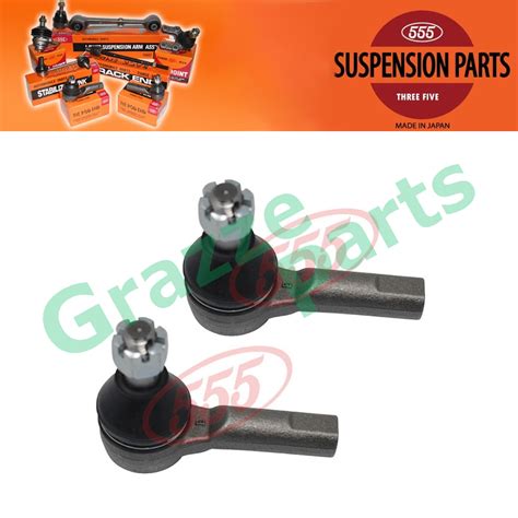 2pc 555 Japan Tie Rod End Set Outer SE 4831 For Nissan Navara D22