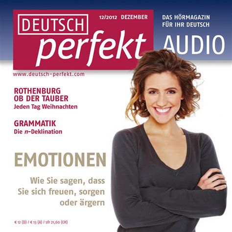 Deutsch Lernen Audio Emotionen Deutsch Perfekt Audio 12 12