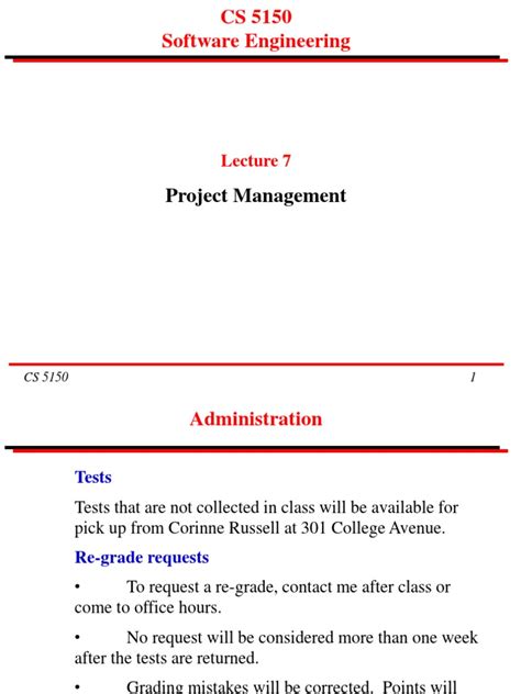 lecture 7 pdf software development process project management