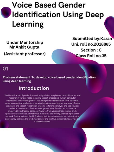 voice based gender identification using deep learning pdf usability deep learning