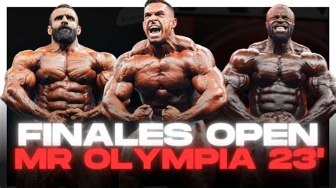 DEREK LUNSFORD VS HADI CHOOPAN FINALES OPEN MR OLYMPIA 2023 YouTube
