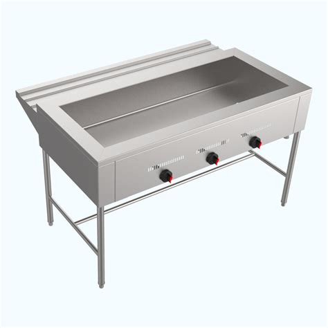 Mueble Baño de María de Acero Inoxidable Opción 03 Todo Inoxidable