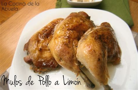 Muslos de Pollo al Limón Asado al Horno