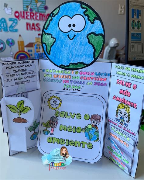 Lapbook do meio ambiente Pensando Educação Por Leticia