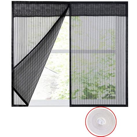 47x39Pulgada Ventana Pantallas Velcro de cuadro completo magnético de