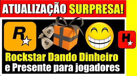 ATUALIZAÇÃO INCRÍVEL NOVA RECOMPENSA ROCKSTAR DANDO DINHEIRO E